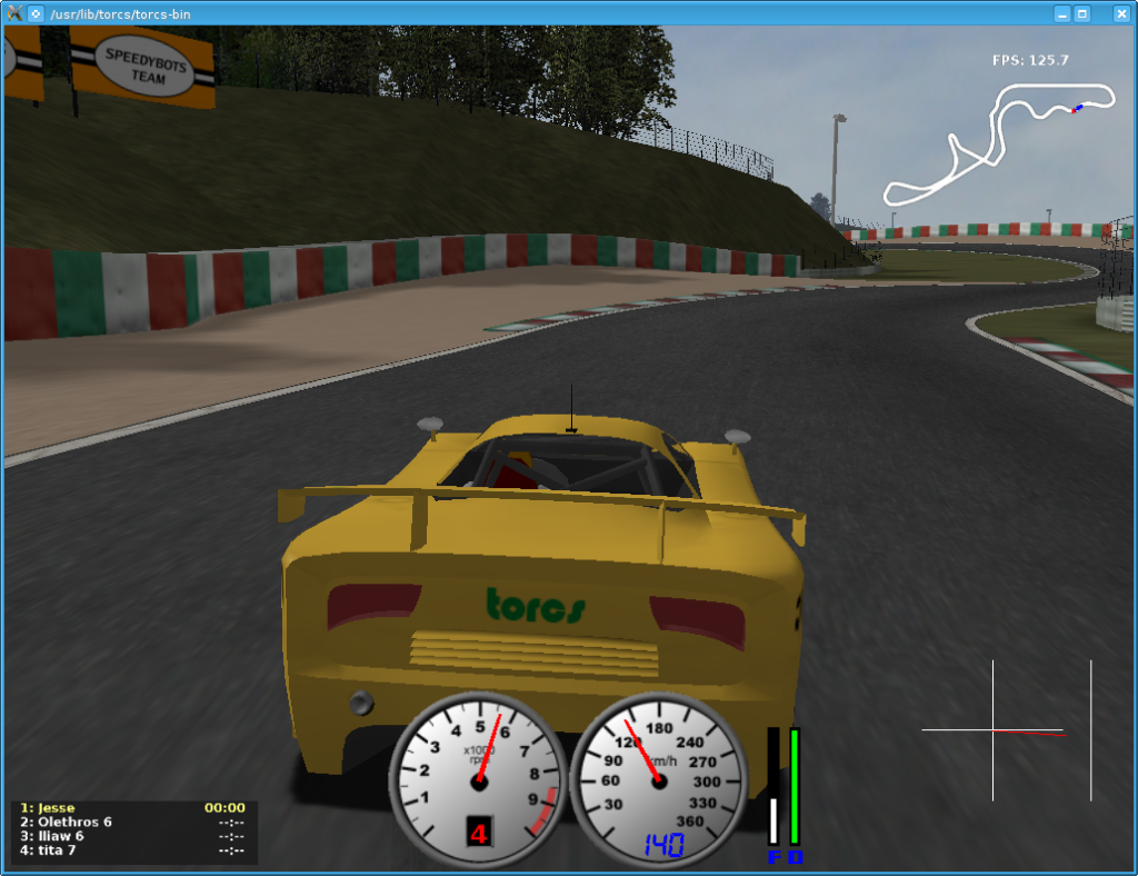 The Open Racing Car Simulator (TORCS) – Blowing up Bits